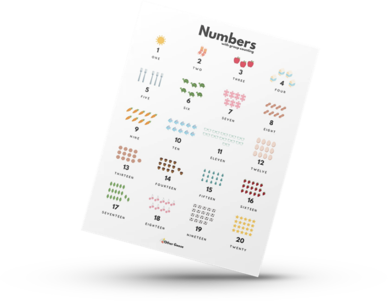 Numbers Poster - Other Goose